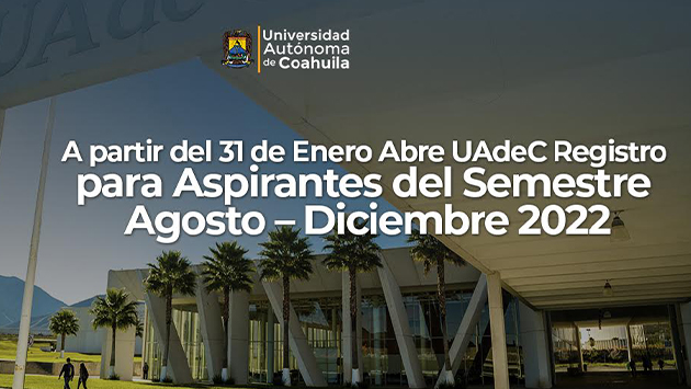Abrirá UADEC registros para aspirantes el 31 de enero – Periódico ...