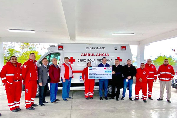 Dona ambulancia nueva Howmet a la Cruz Roja – Periódico Zócalo ...